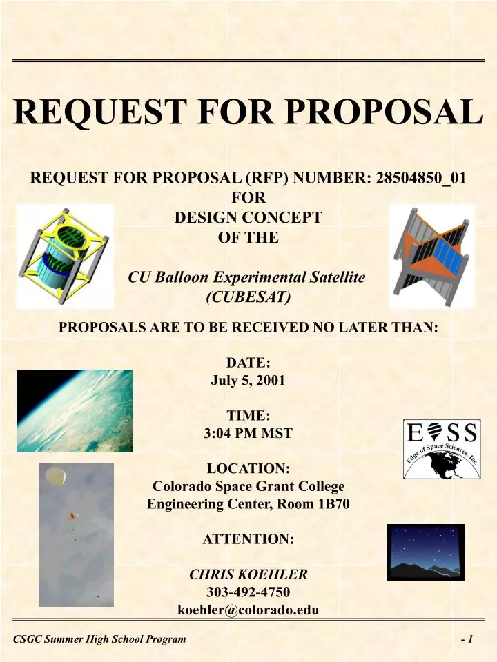 PPT - REQUEST FOR PROPOSAL PowerPoint Presentation, free download - ID ...