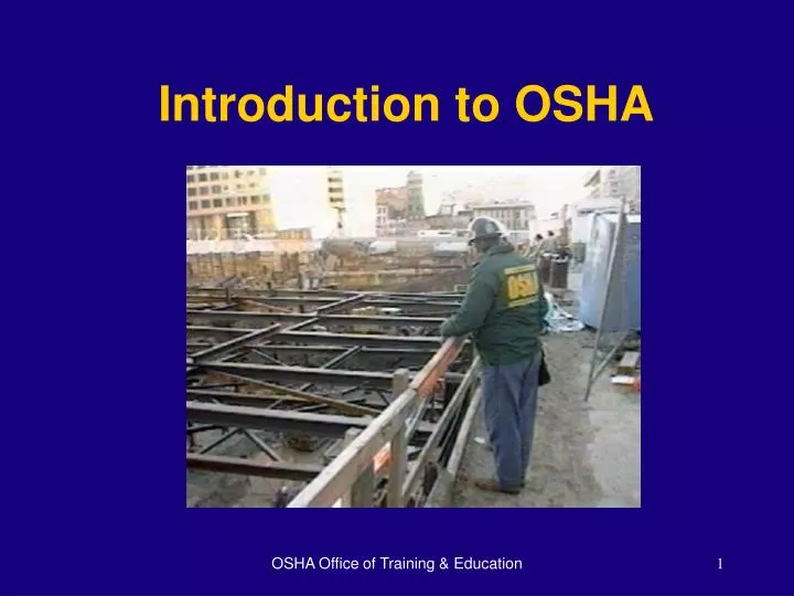 PPT - Introduction to OSHA PowerPoint Presentation, free download - ID ...