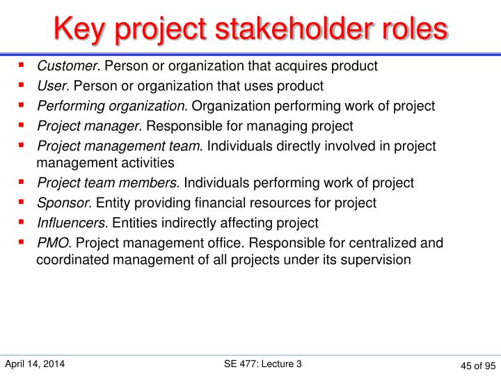 PPT - SE 477 Software and Systems Project Management PowerPoint ...