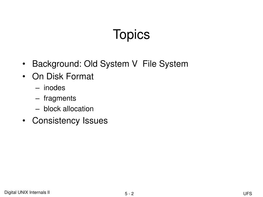 PPT - UNIX File System (UFS) PowerPoint Presentation, free download ... PPT - UNIX File System (UFS) PowerPoint Presentation, free download ...