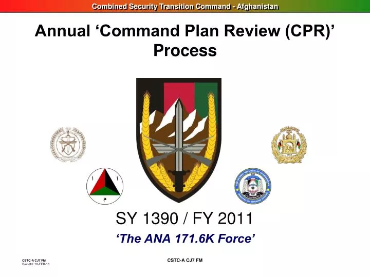 PPT - Annual ‘Command Plan Review (CPR)’ Process PowerPoint ...