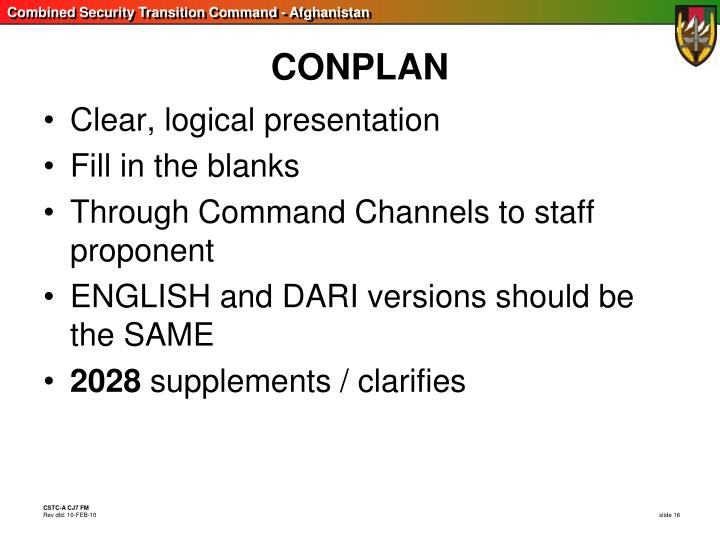 PPT - Annual ‘Command Plan Review (CPR)’ Process PowerPoint ...