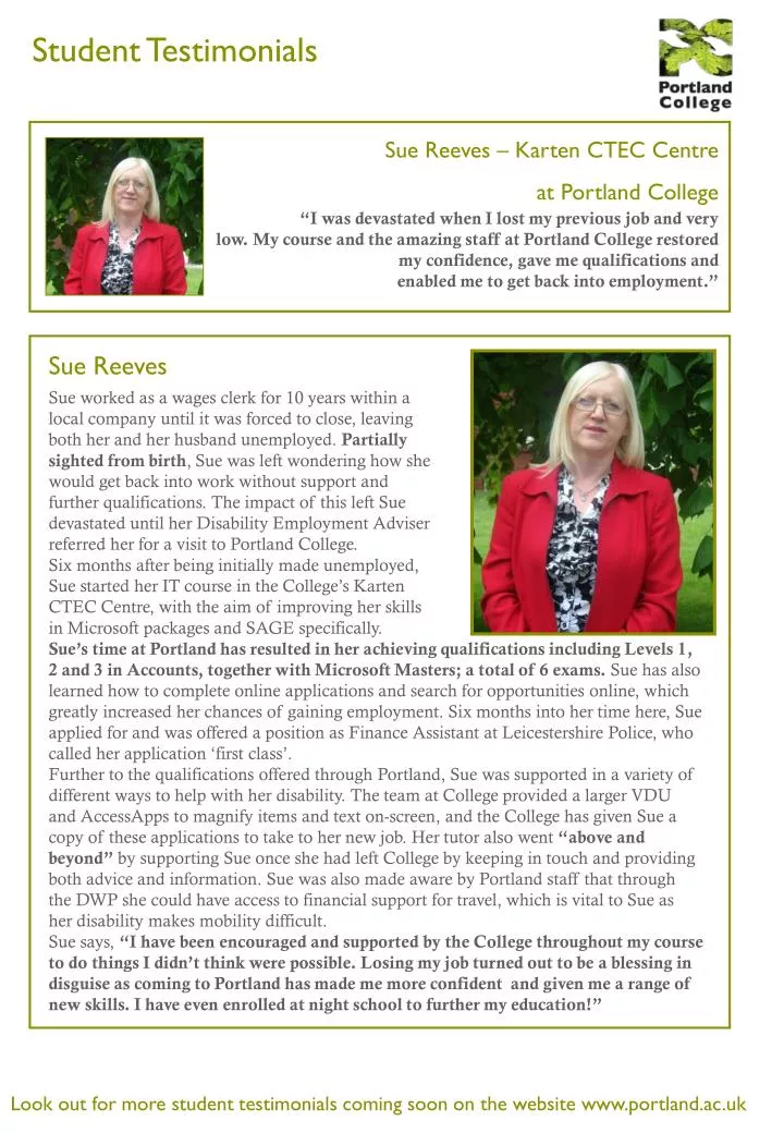 PPT - Student Testimonials PowerPoint Presentation, free download - ID ...