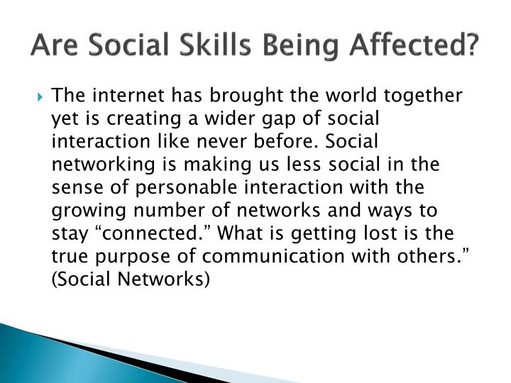 PPT - Is Technology Making Us Less Social??? PowerPoint Presentation ...