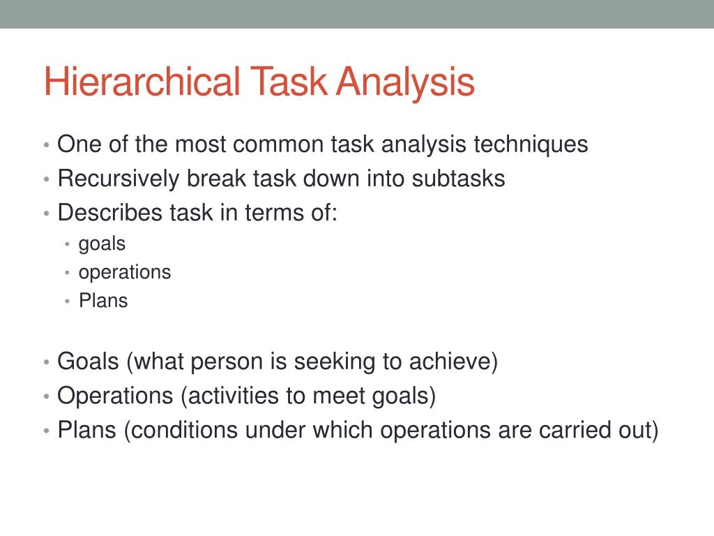 PPT - Task ANALYSIS PowerPoint Presentation, free download - ID:4010422 PPT - Task ANALYSIS PowerPoint Presentation, free download - ID:4010422