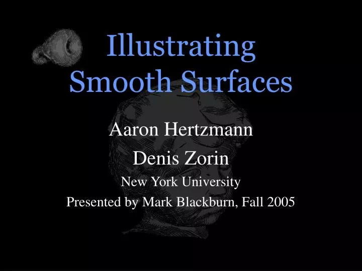 PPT - Illustrating Smooth Surfaces PowerPoint Presentation, free ...