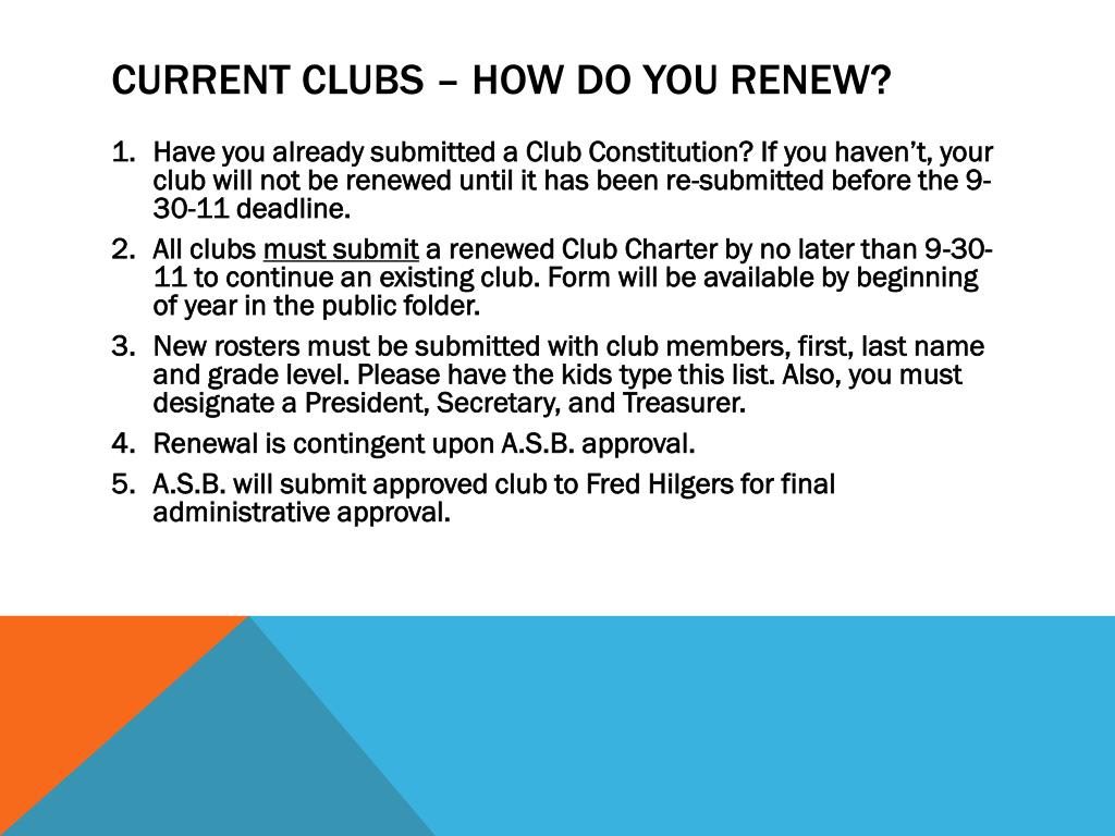 PPT - Comprehensive Guidelines for Starting and Managing School Clubs ...