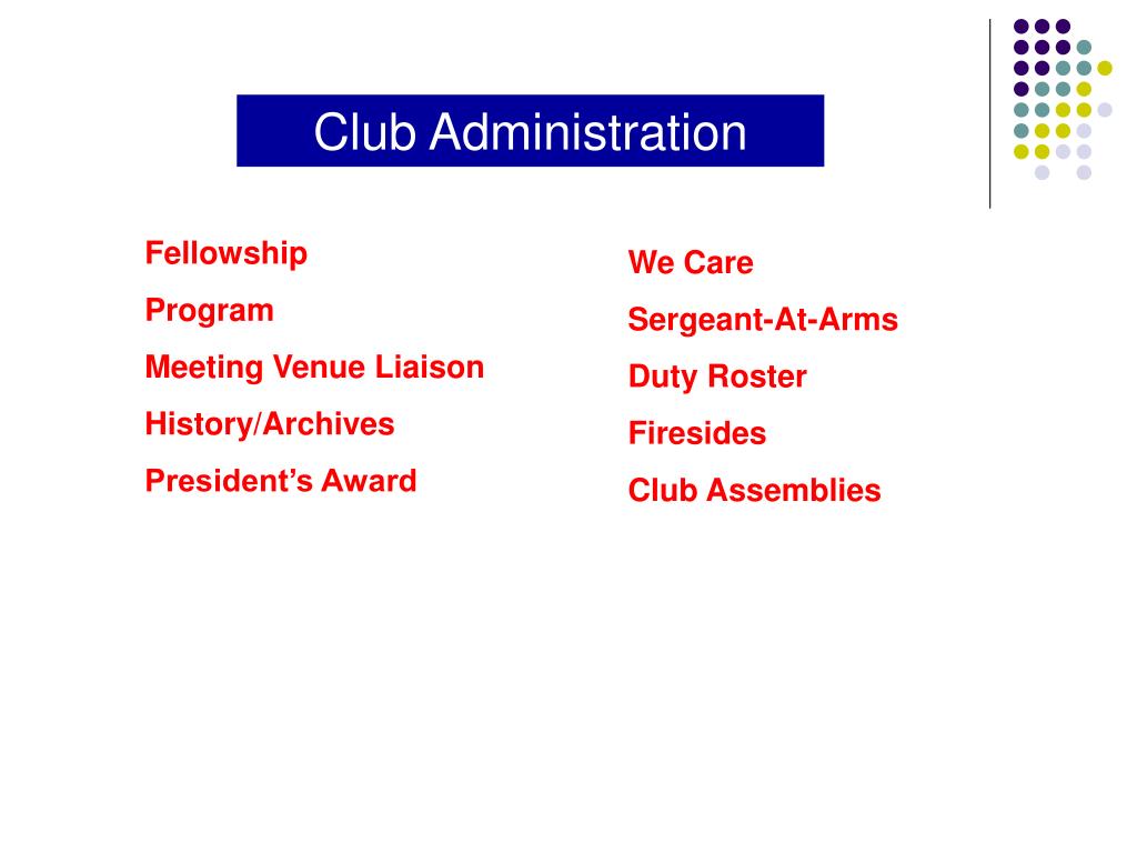 PPT - Club Leadership Plan PowerPoint Presentation, free download - ID ...