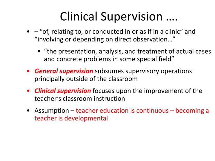 PPT - Clinical Supervision PowerPoint Presentation - ID:4012217
