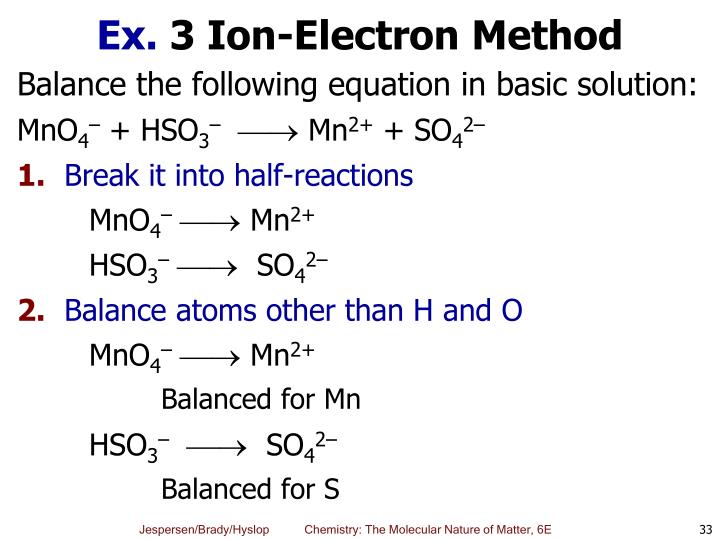PPT - Chapter 6: Oxidation-Reduction Reactions PowerPoint Presentation ...