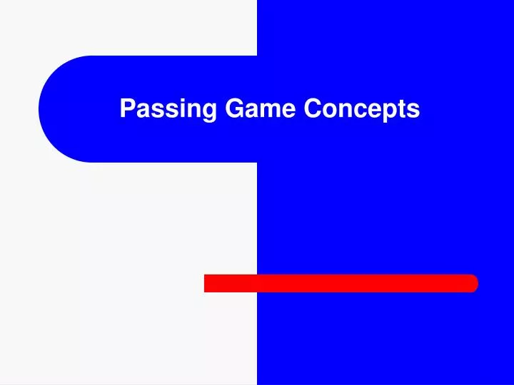 PPT - Passing Game Concepts PowerPoint Presentation, free download - ID ...