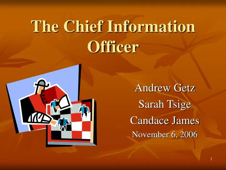 PPT - The Chief Information Officer PowerPoint Presentation, free ...
