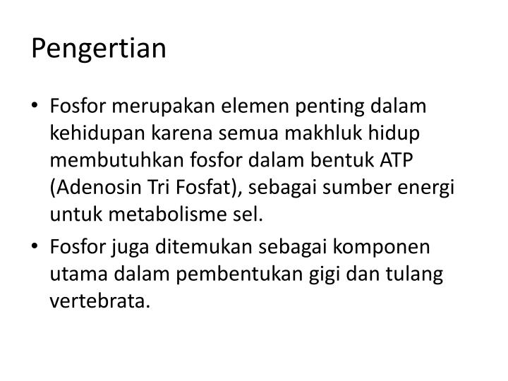 PPT - DAUR FOSFOR (P) PowerPoint Presentation - ID:4013250