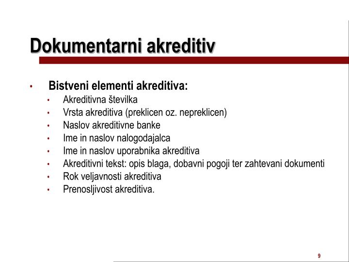PPT - Financiranje mednarodne trgovine PowerPoint Presentation - ID:4013897