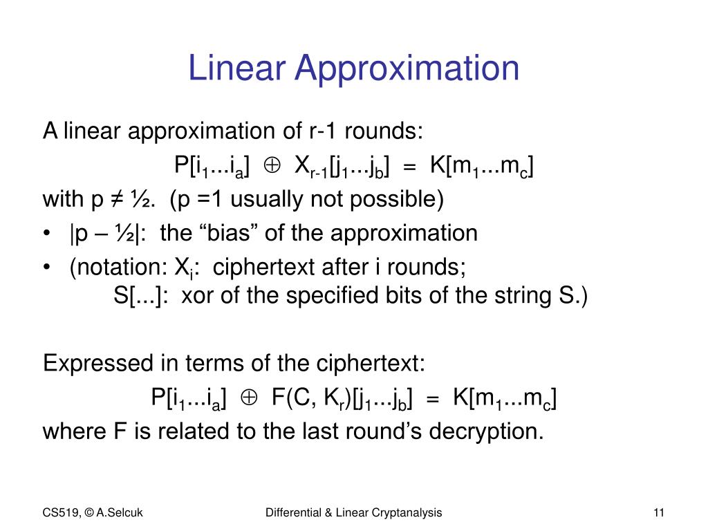 PPT - Differential & Linear Cryptanalysis PowerPoint Presentation - ID ... PPT - Differential & Linear Cryptanalysis PowerPoint Presentation - ID ...
