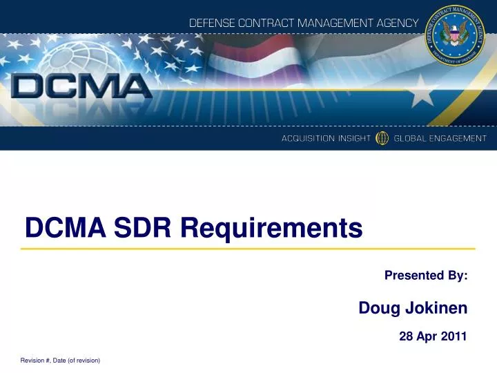 PPT - DCMA SDR Requirements PowerPoint Presentation, free download - ID ...