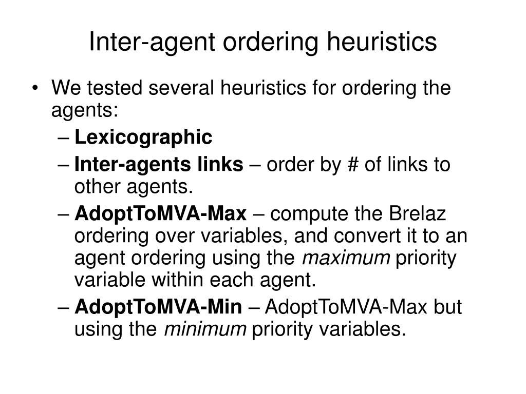 Ppt Algorithmic And Domain Centralization In Distributed Constraint Optimization Problems