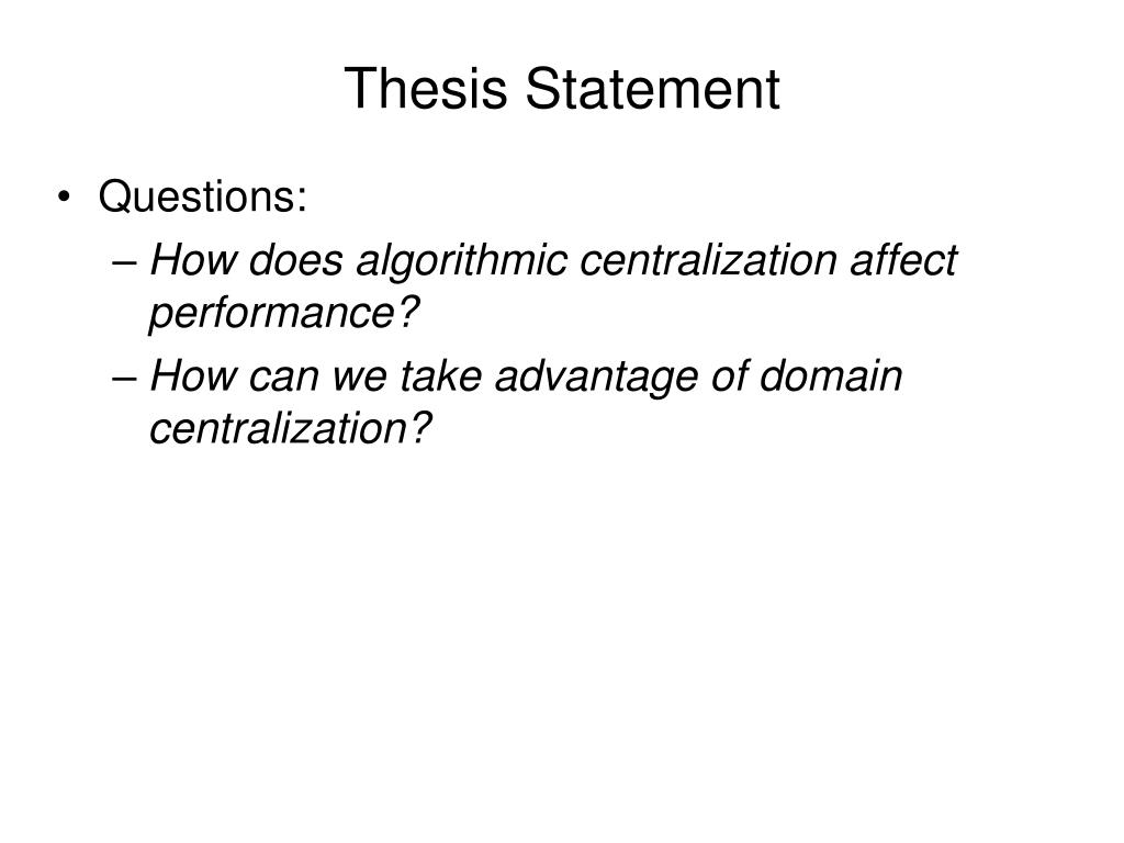 Ppt Algorithmic And Domain Centralization In Distributed Constraint Optimization Problems