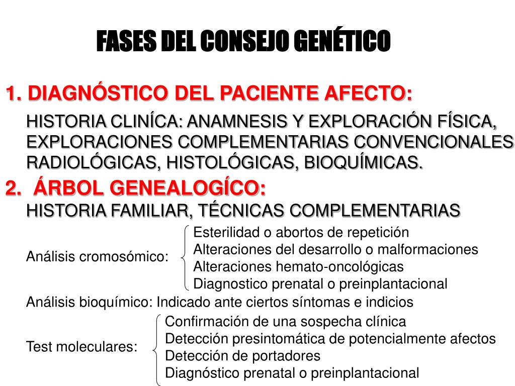 PPT - Prevención y consejo genético PowerPoint Presentation, free ...