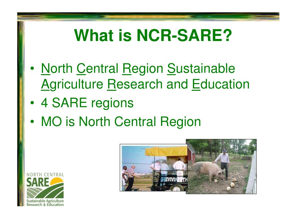 PPT - North Central Region Sustainable Agriculture Research and ...