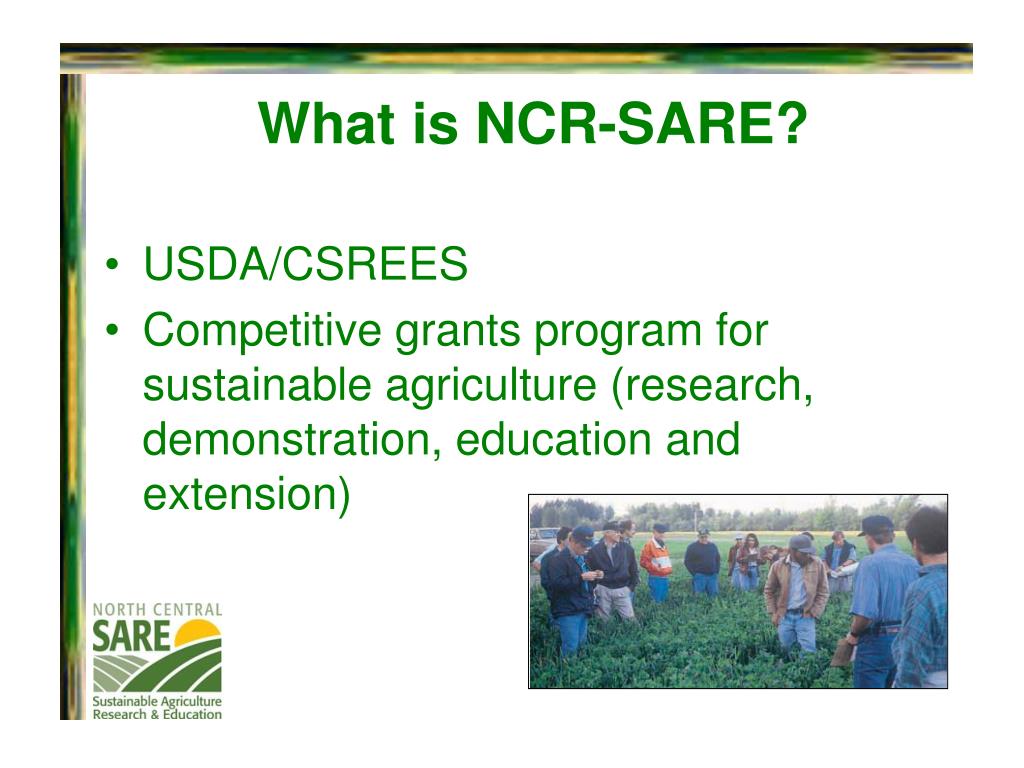 PPT - North Central Region Sustainable Agriculture Research and ...
