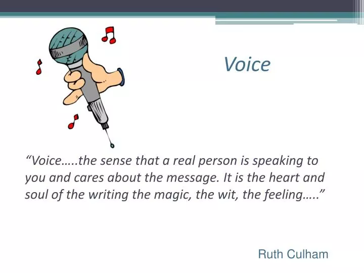 PPT - Voice PowerPoint Presentation, free download - ID:4017237