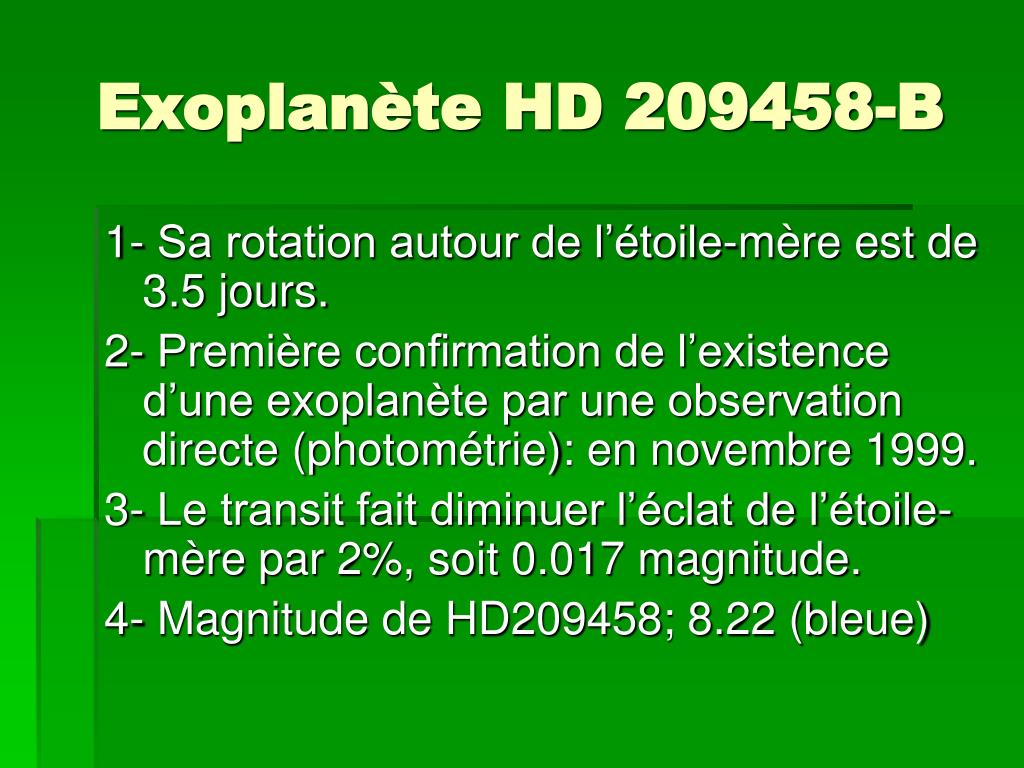 PPT - Les exoplanètes et les astronomes amateurs… PowerPoint ...