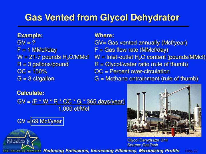 PPT - Natural Gas Dehydration PowerPoint Presentation - ID:4017449