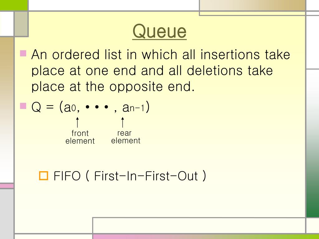 Ppt Data Structures Second Part Lecture 3 Array Linked List Stack And Queue Powerpoint