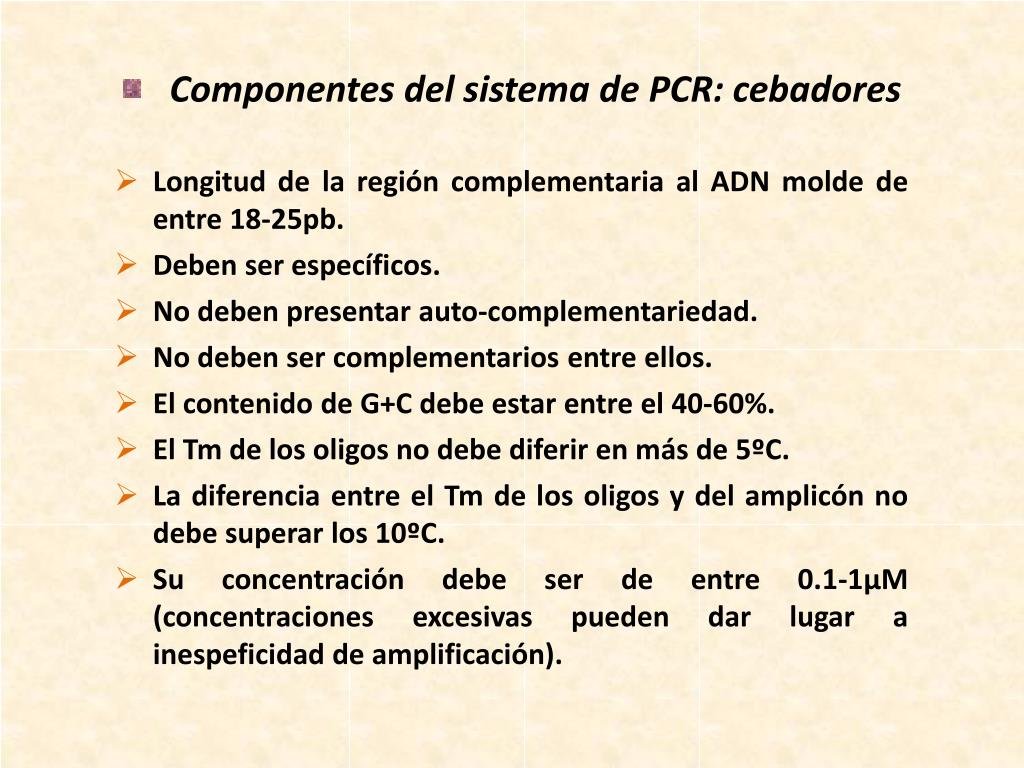 PPT - Explicación de TP Nº 3 Reacción en cadena de la Polimerasa (PCR ...