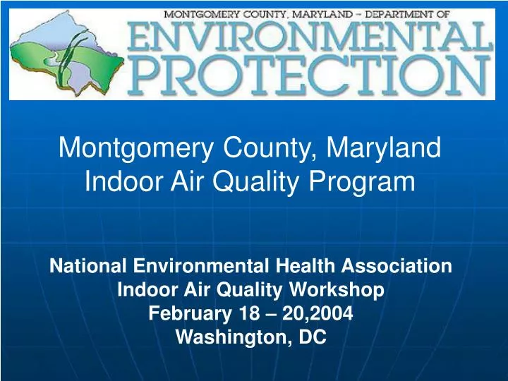 PPT - National Environmental Health Association PowerPoint Presentation ...