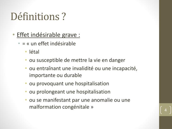 PPT - La pharmacovigilance PowerPoint Presentation - ID:4019023