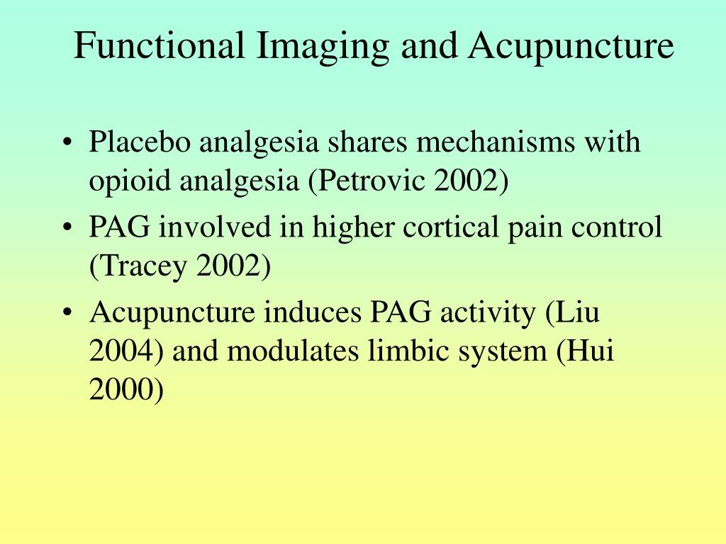 PPT - Specific effects and expectation of acupuncture treatment. A ...