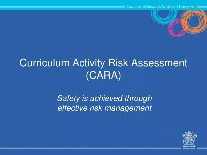 PPT - Curriculum Activity Risk Assessment (CARA) PowerPoint ...