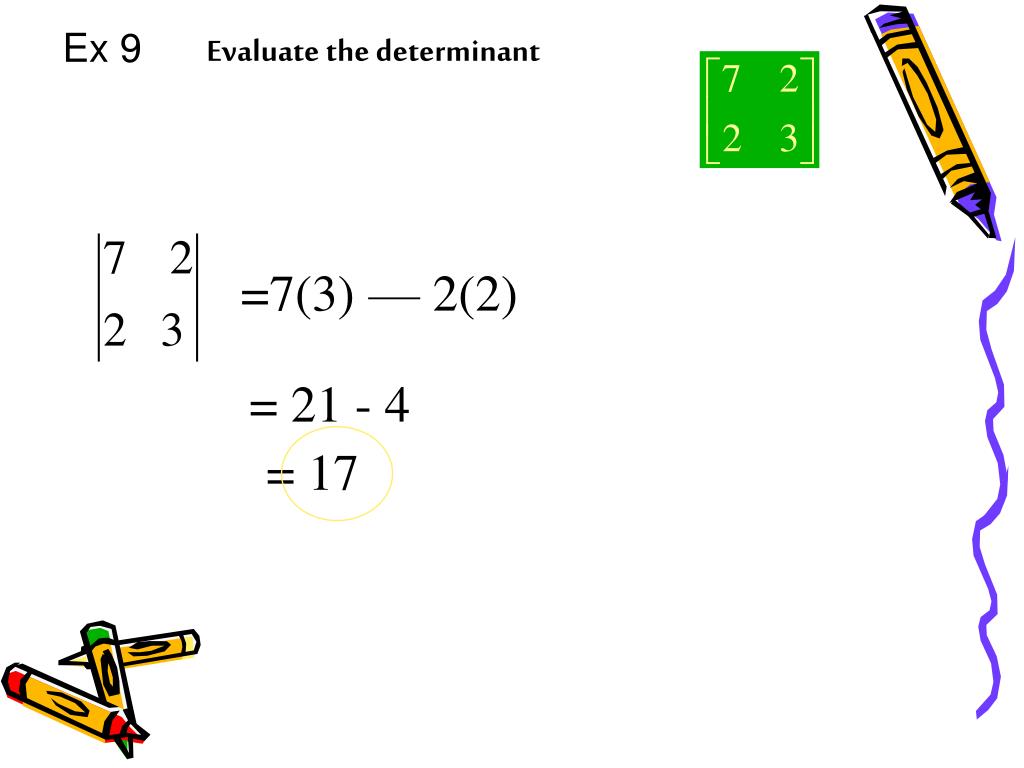 PPT - 3.3 Determinants & Cramer’s Rule PowerPoint Presentation - ID:4019653 PPT - 3.3 Determinants & Cramer’s Rule PowerPoint Presentation - ID:4019653