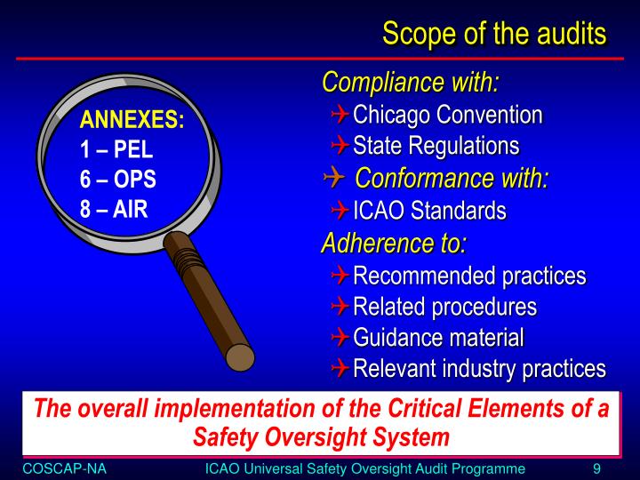 PPT - Overview of the ICAO Universal Safety Oversight Audit Programme ...