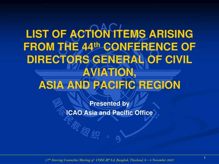PPT - Presented by ICAO Asia and Pacific Office PowerPoint Presentation ...