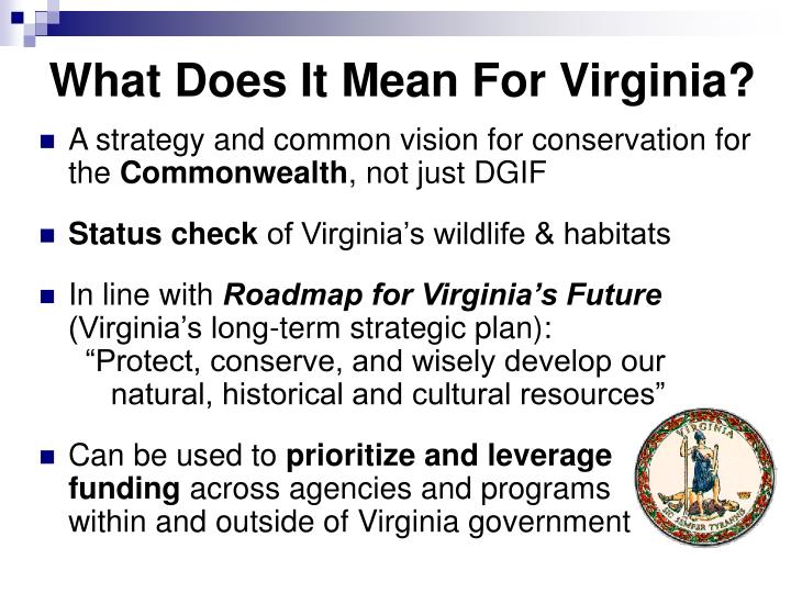 PPT - Virginia Wildlife Action Plan PowerPoint Presentation - ID:4022056
