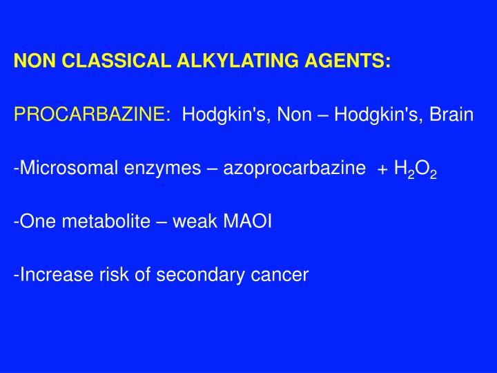 PPT - Alkylating agents: PowerPoint Presentation - ID:4023799