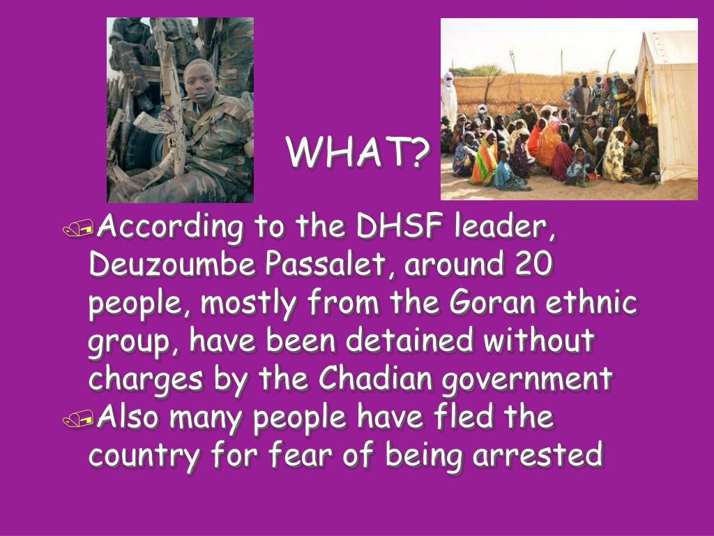 PPT - Human Rights Violations in Chad: Detentions Without Charges ...