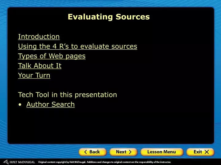 PPT - Evaluating Sources PowerPoint Presentation, free download - ID:4025425