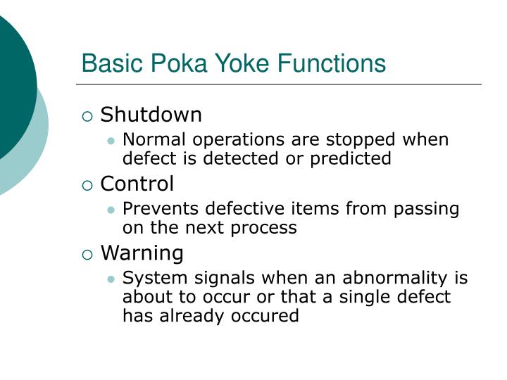 PPT - Poka-Yoke PowerPoint Presentation - ID:4025507