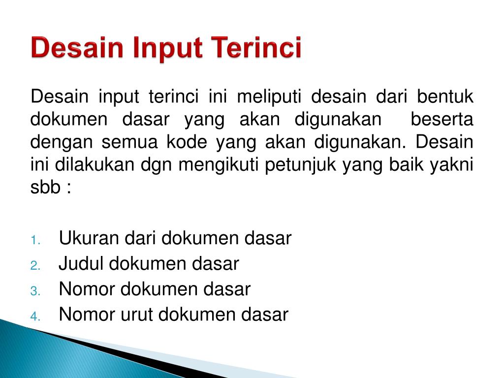 PPT - DESAIN SISTEM TERINCI CONTOH KASUS : PENGENDALIAN PENJUALAN DAN ...