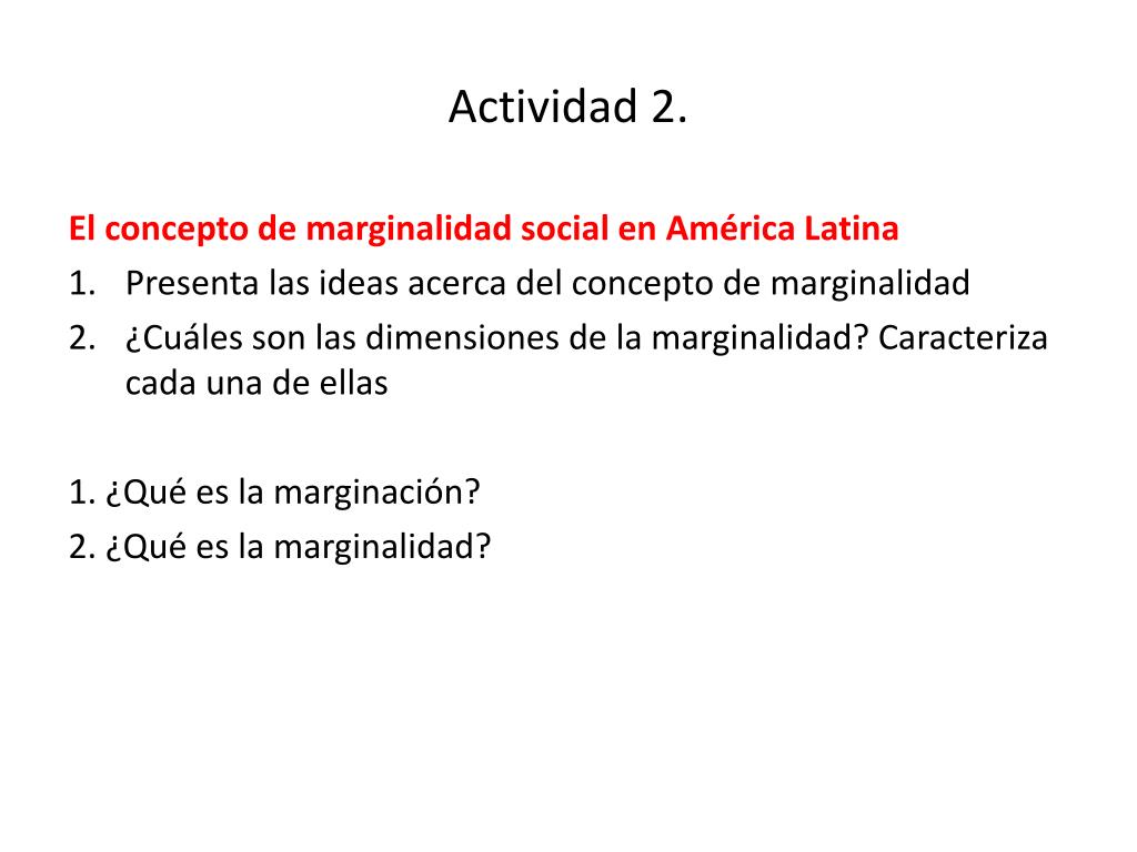 PPT - Pobreza, exclusión y marginalidad PowerPoint Presentation, free ...