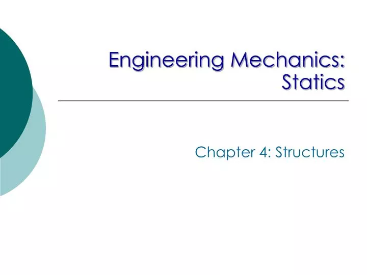 PPT - Engineering Mechanics: Statics PowerPoint Presentation, free ...