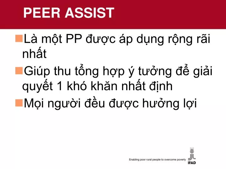 PPT - PEER ASSIST PowerPoint Presentation, free download - ID:4030162