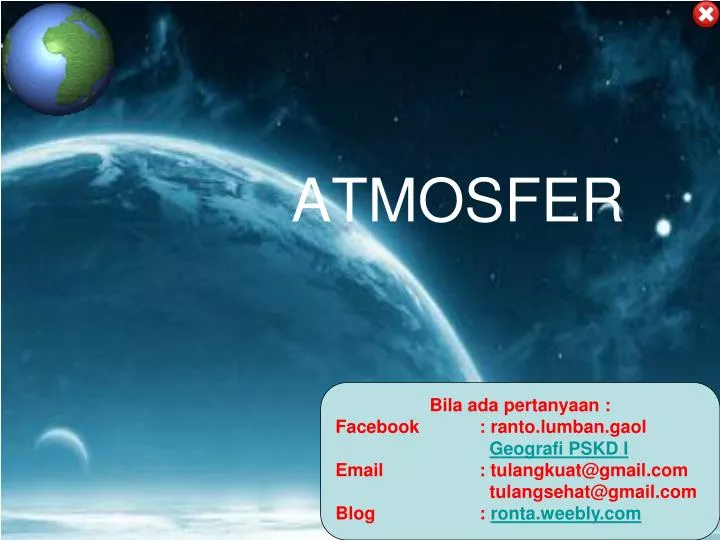 PPT - ATMOSFER PowerPoint Presentation, free download - ID:4030232