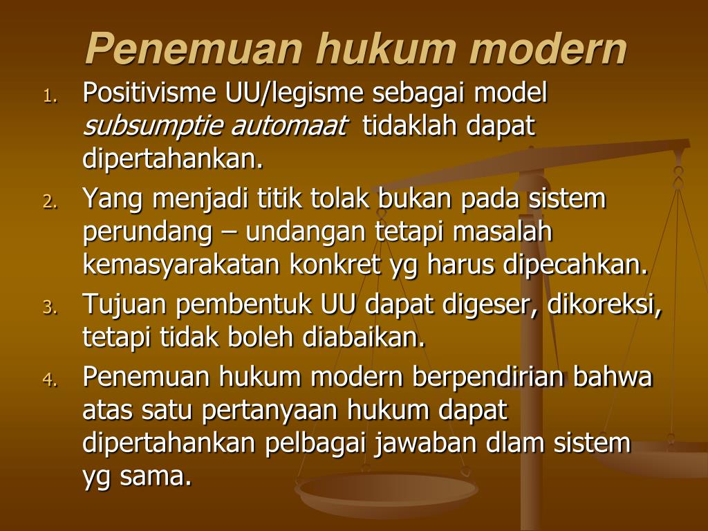 PPT - Timbulnya Aliran Penemuan Hukum PowerPoint Presentation, free ...