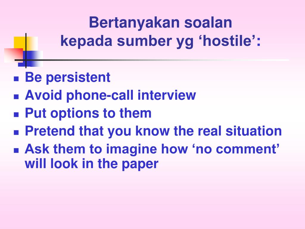PPT - TEKNIK PENGUMPULAN BERITA (KOJ 3431) Saiful Nujaimi Abdul Rahman ...