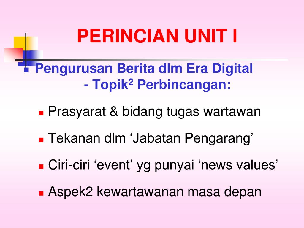 PPT - TEKNIK PENGUMPULAN BERITA (KOJ 3431) Saiful Nujaimi Abdul Rahman ...